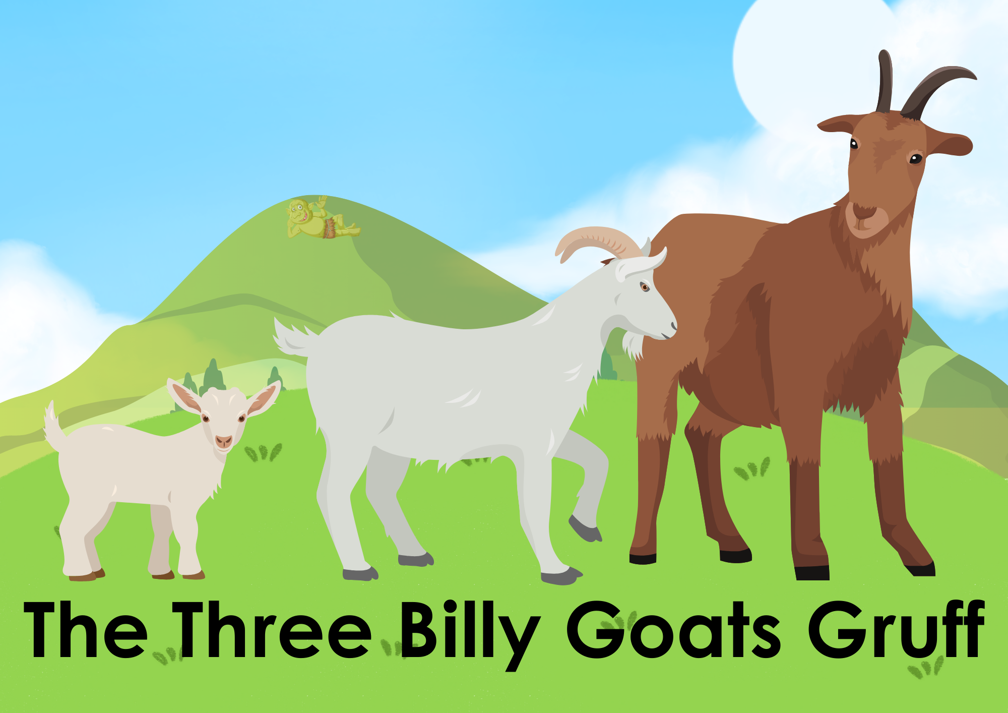 【こども英語教室】The Three Billy Goats Gruff どんなレッスンしてる？ | えいごえほんの森